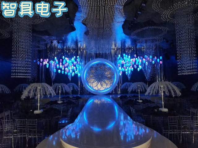 Select and customize high-end banquet hall lighting fixtures to create ...